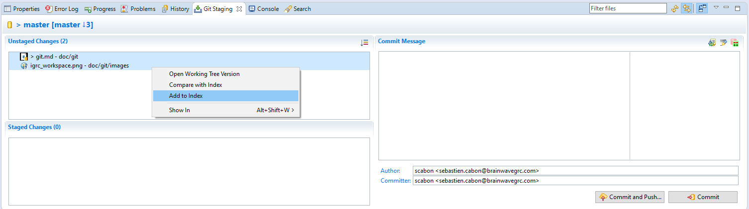 How to use GIT in IDA | Radiant Logic Documentation