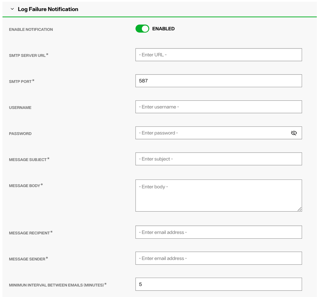 Log Settings | Radiant Logic Documentation