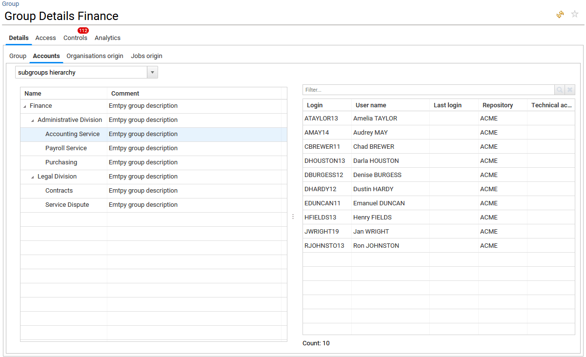 Identity Analytics Enduser Guide | Radiant Logic Documentation